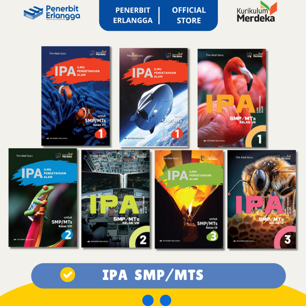 Jual [Erlangga Official] Ipa Smp/Mts Kelas 7 8 9 Kurikulum Merdeka ...