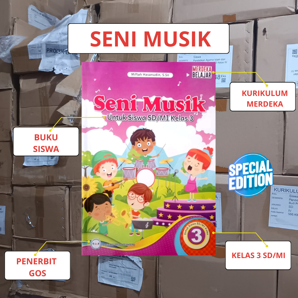 Jual Buku Seni Musik Kelas 3 Untuk SD/MI-Kurikulum Merdeka-GOS | Shopee Indonesia