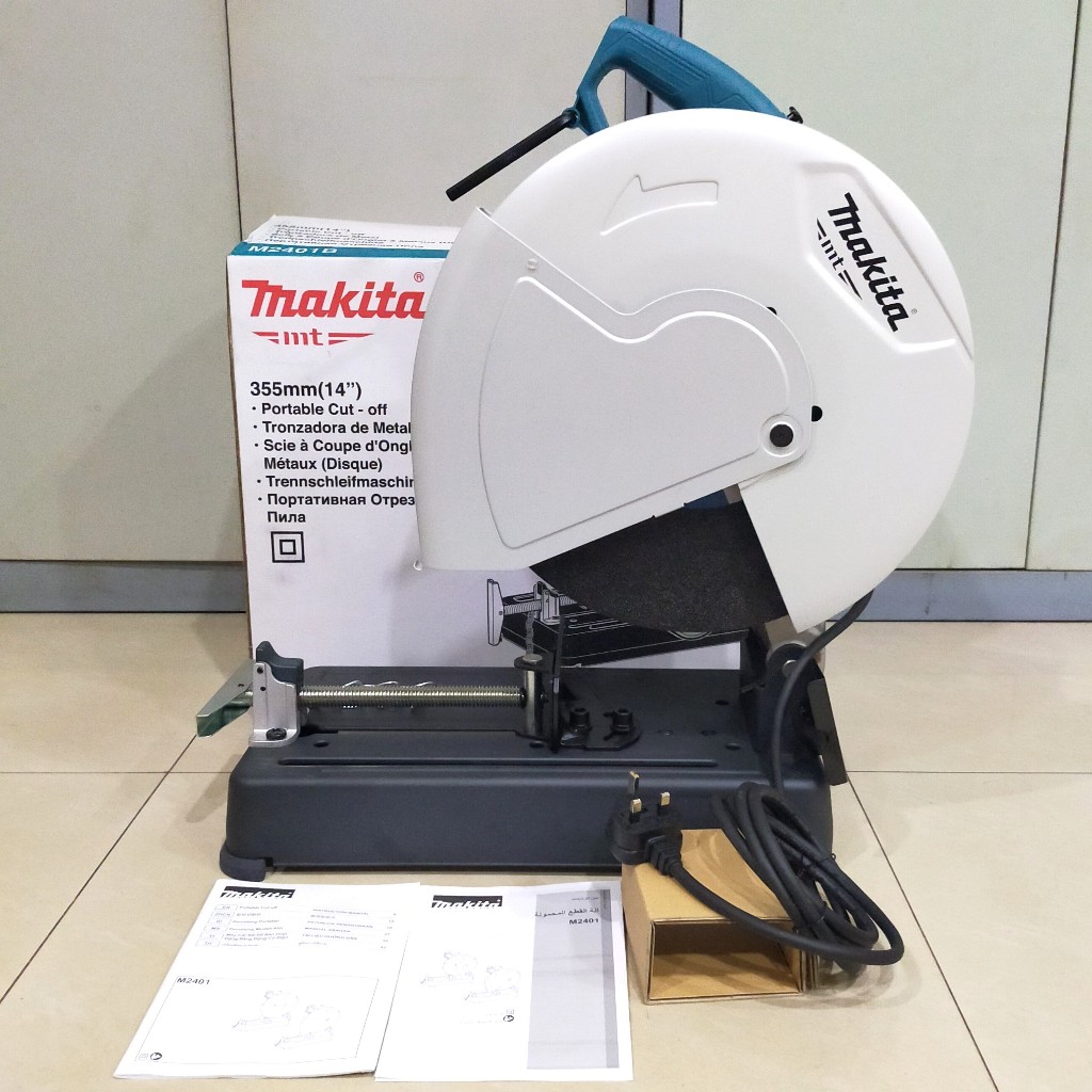 Jual Makita M2401B 350mm ( 14" ) Portable Cut-Off Saw 220V 2000W / Mesin Potong Besi Logam 350 ...