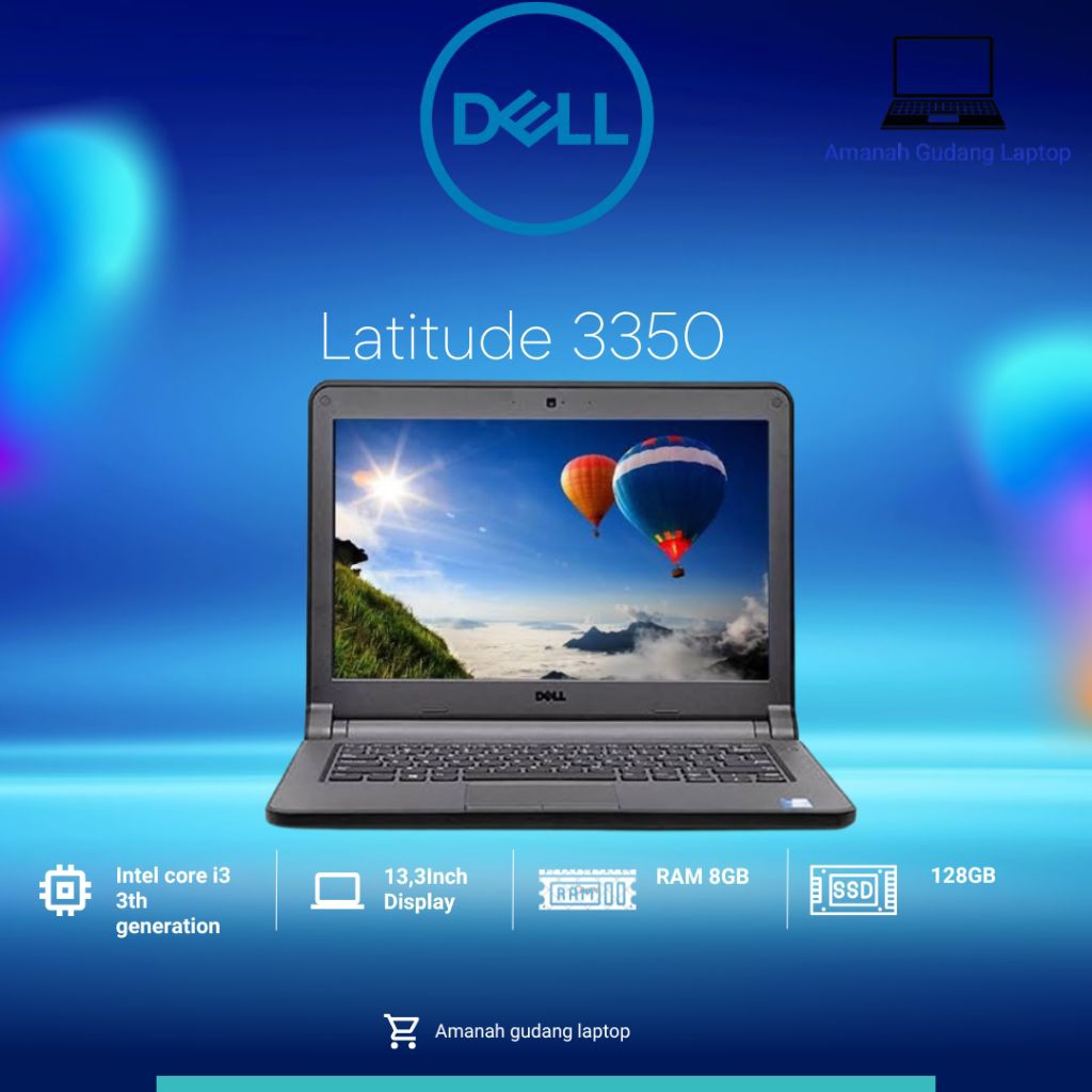 Jual Laptop dell latitude all varian Core i3/i5 ram 8GB/16GB SSD 256GB ...