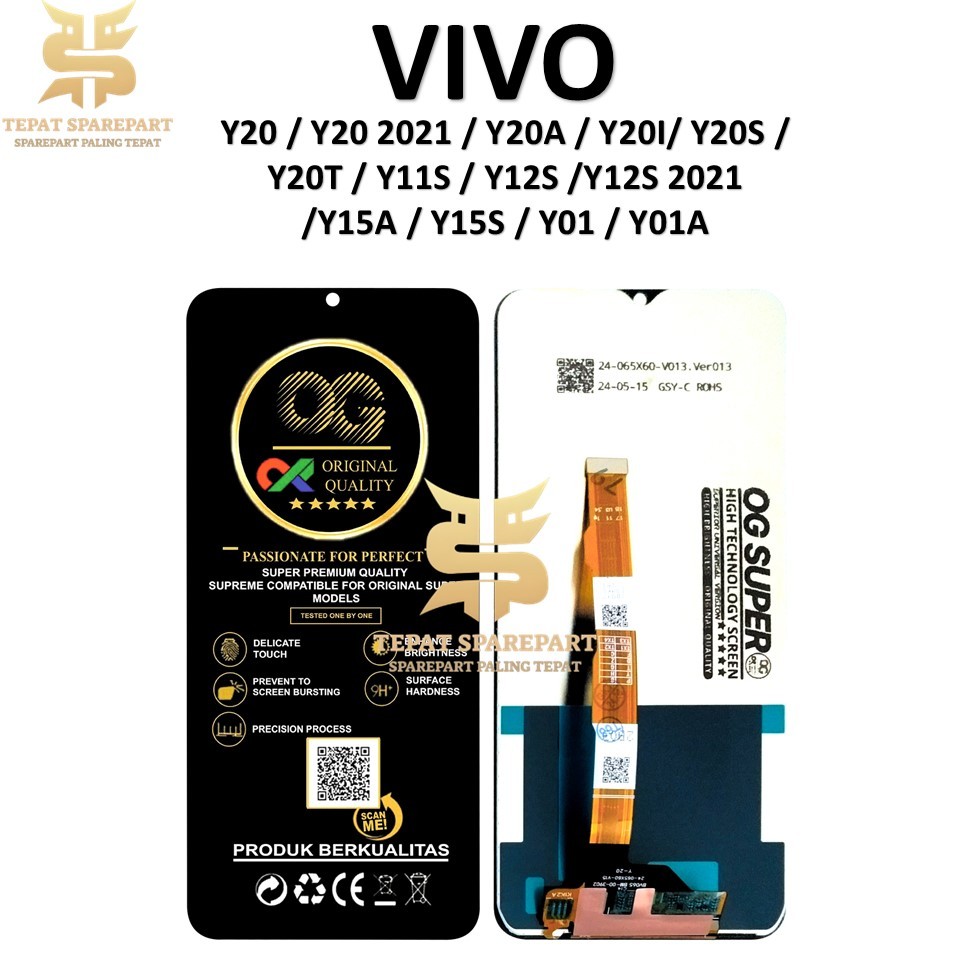 Jual LCD TOUCHSCREEN VIVO Y20 / Y20 2021 / Y20A / Y20I Y20S / Y20T / Y11S / Y12S Y12S 2021 ...
