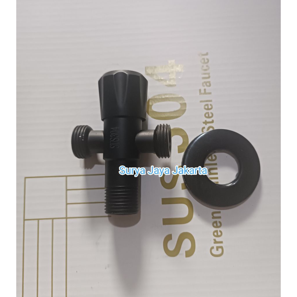 Jual PROMO Stop kran stainless SUS 304 / stop keran stainless / stop ...