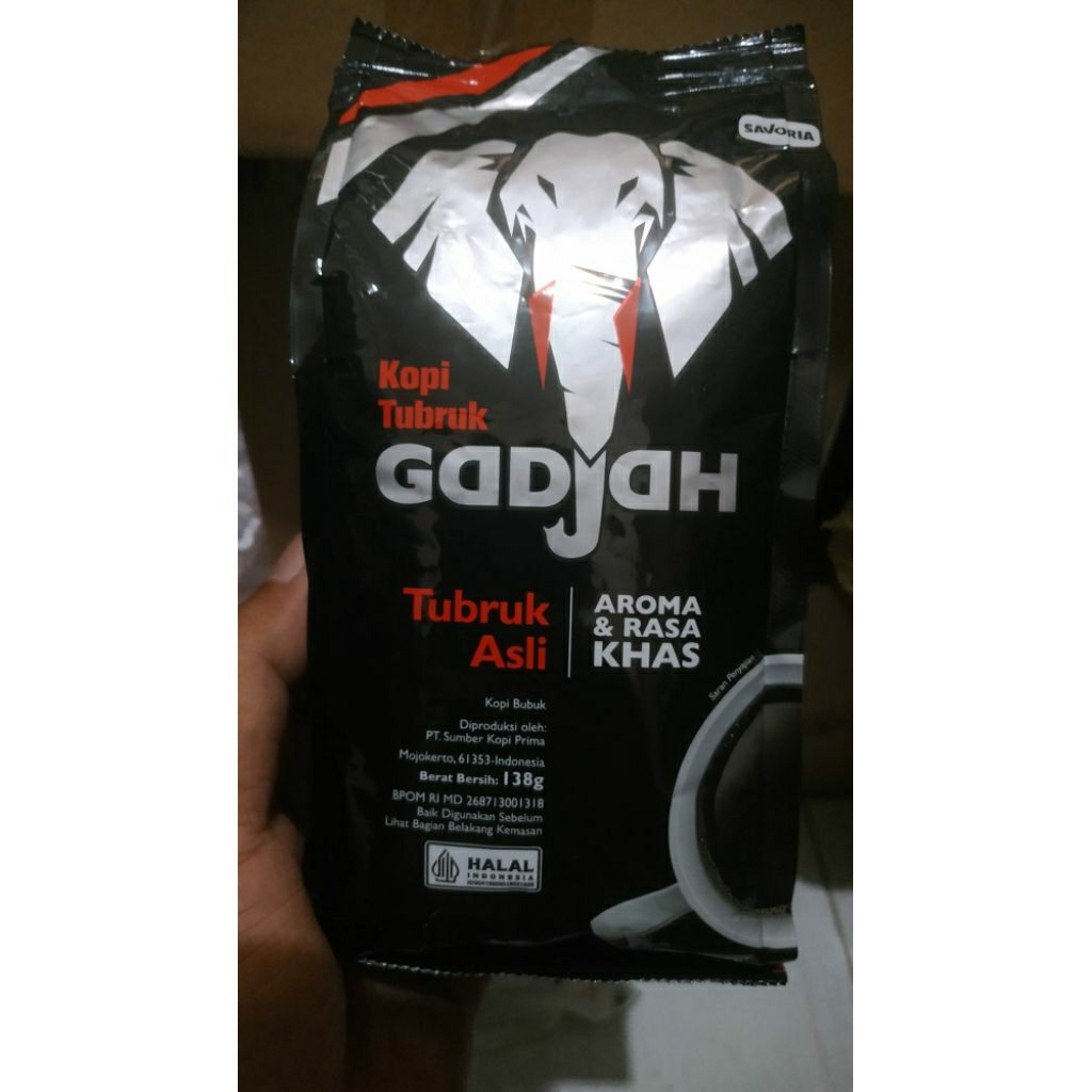 Jual Kopi Gadjah Tubruk Asli Pouch 138g | Shopee Indonesia