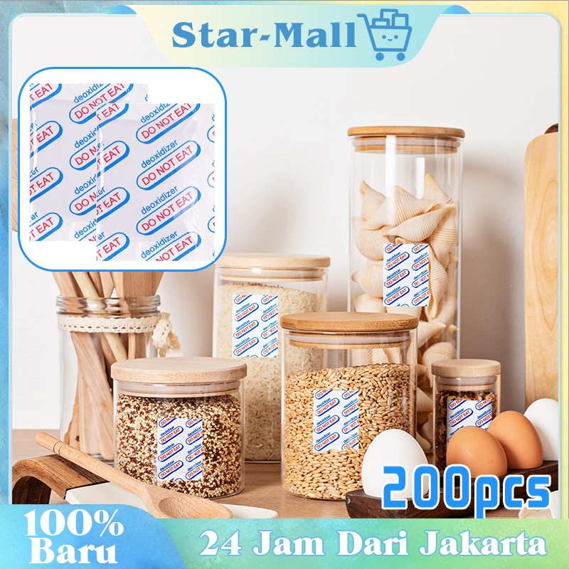 Jual 200Pcs 30cc Obat Pengawet Makanan Desiccant Obuster Penyerap ...