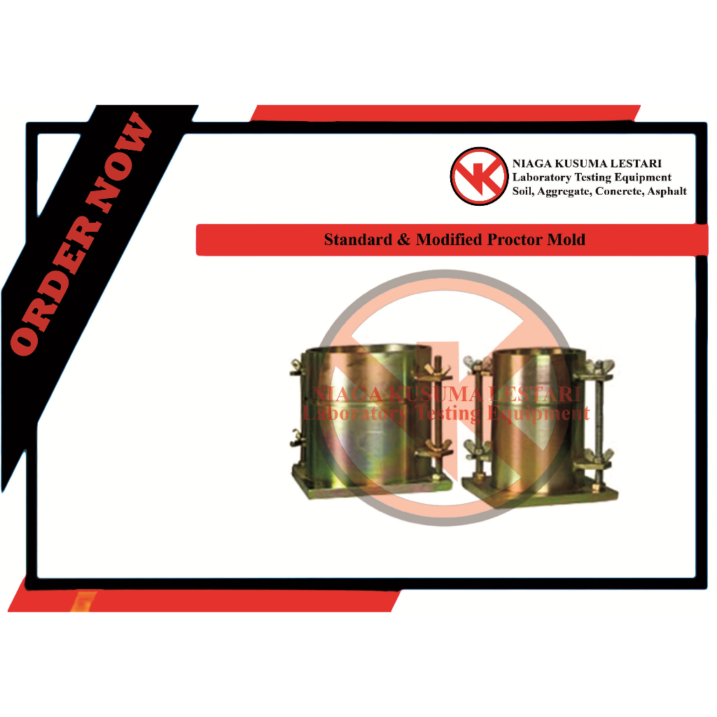 Jual compaction mold standard proctor test mold modified compaction ...