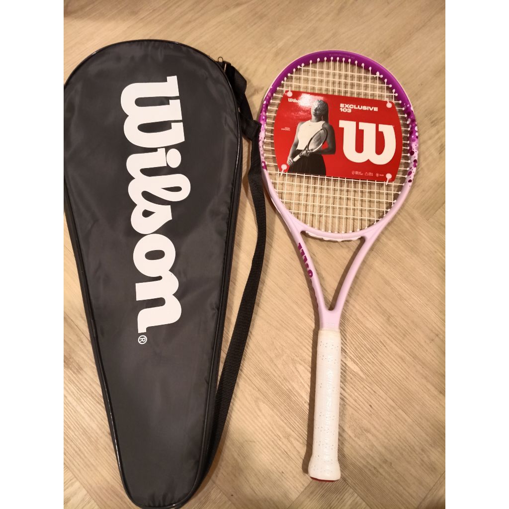 Jual Wilson raket exclusive pink purple floral exclusive racket Wilson ...