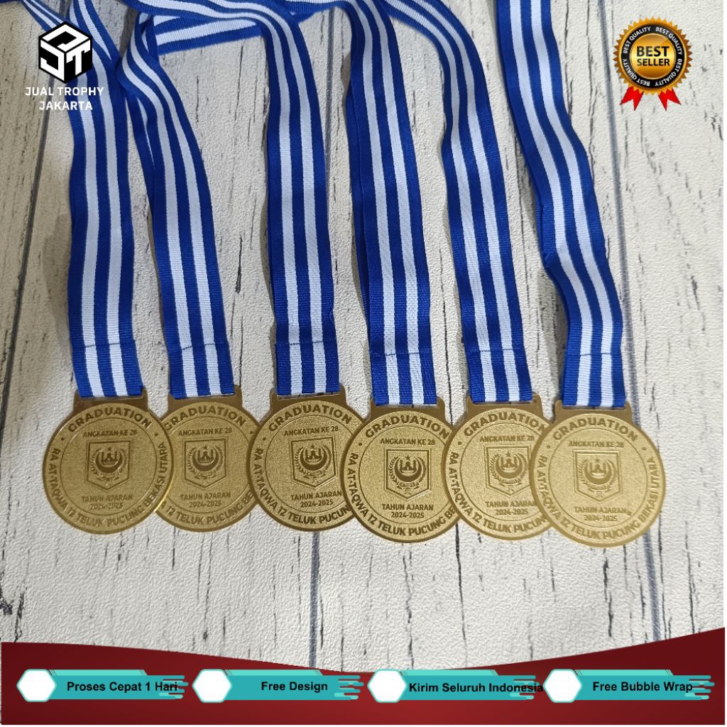 Jual Medali Custom | Medali Kejuaraan | Medali Wisuda | Medali Lomba | Medali Award | Medali ...