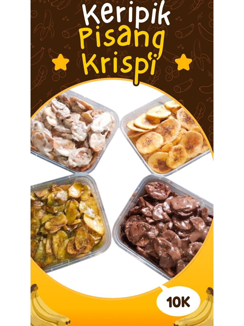 Jual Keripik Pisang Krispi Lumer Cemilan Enak Sehari Hari | Shopee ...