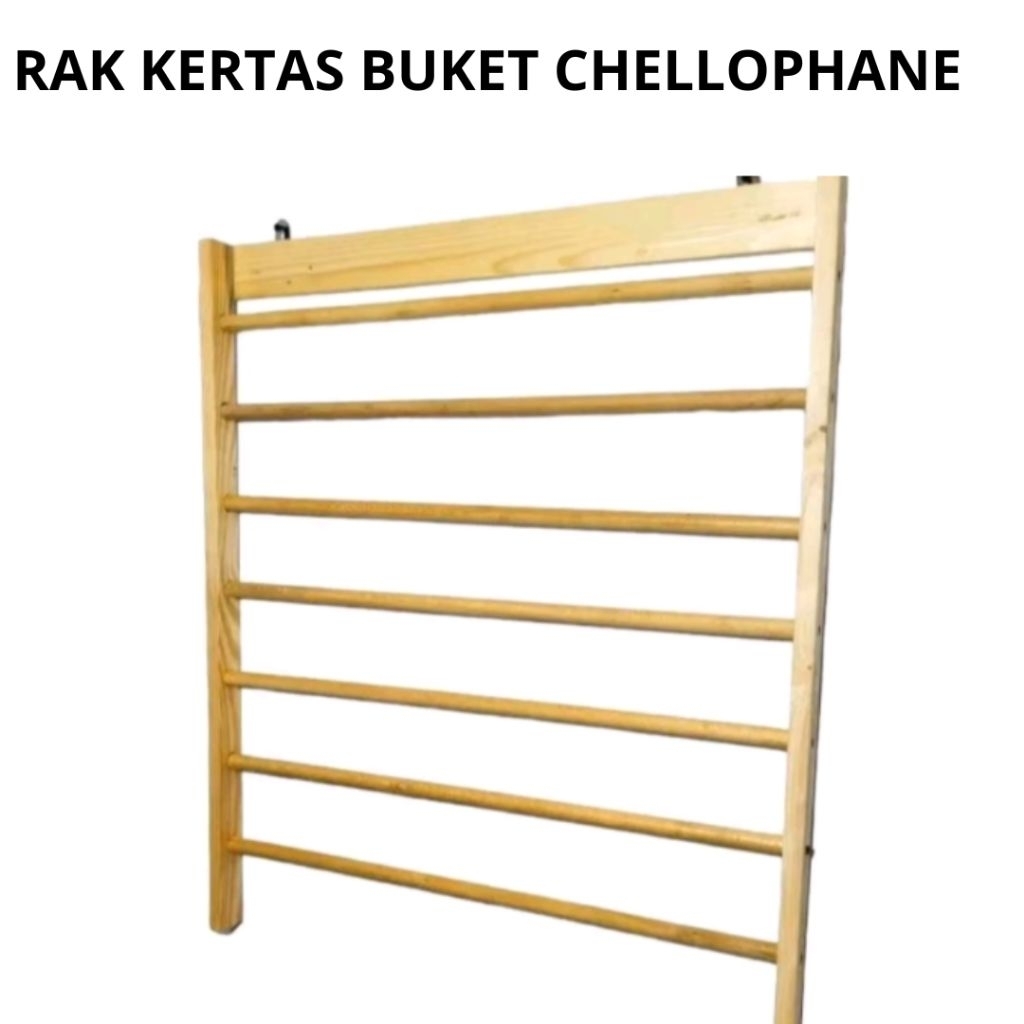 Jual Rak Kertas Wrapping Buket Gantungan Kertas Buket Chellophane Rak ...