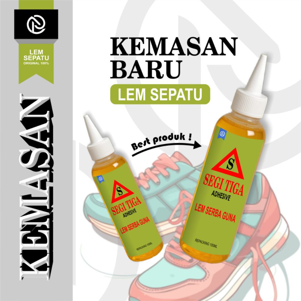 Jual LEM SEGITIGA SERBAGUNA ORIGINAL/Lem sepatu Repacking 100ml cocok ...