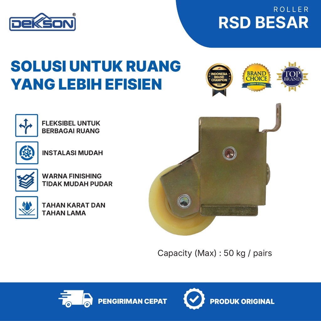 Jual DEKKSON Roller Sliding Door Roda Pintu Geser RSD Besar | Shopee ...
