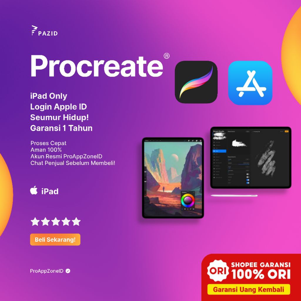 Jual Procreate Terlengkap & Harga Terbaru Juni 2026 | Shopee Indonesia