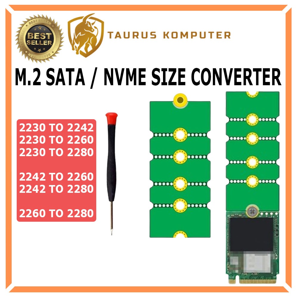 Jual M.2 M2 NGFF SATA NVME Adapter Adaptor Size Converter SSD 2230 to ...