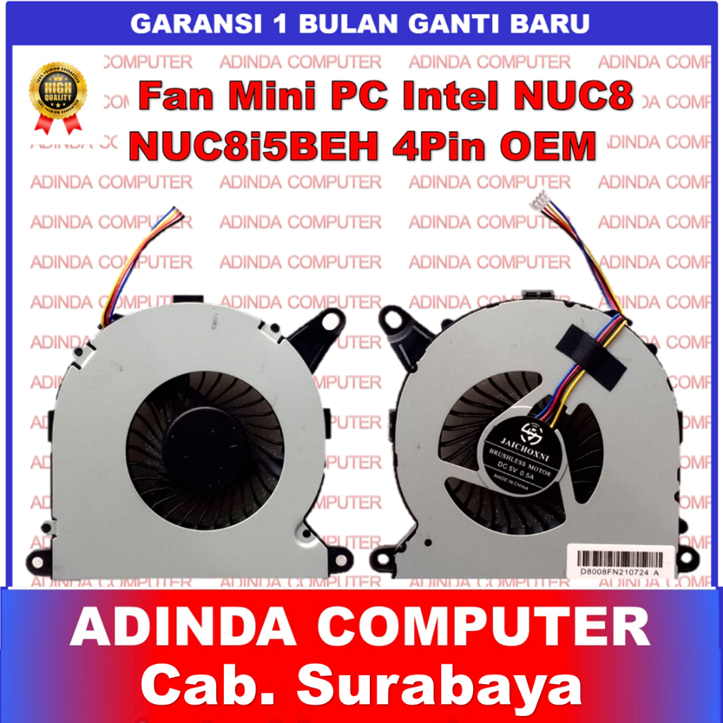 Jual Fan Mini PC Intel NUC8 NUC8i7BEH NUC8i5BEK NUC8i3BEB 4Pin OEM ...