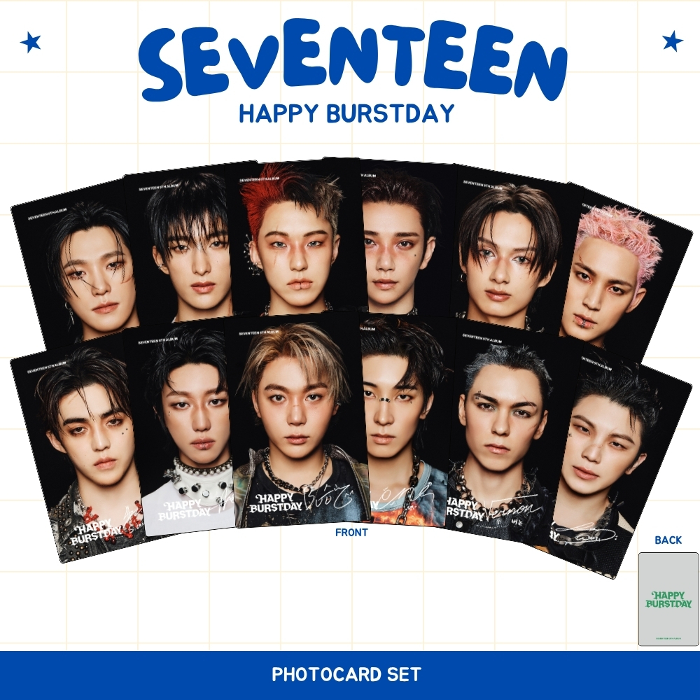 Jual PHOTOCARD SEVENTEEN HAPPY BURSTDAY 2SISI 14 PCS KPOP UNOFFICIAL SCOUPS WONWOO MINGYU VERNON ...