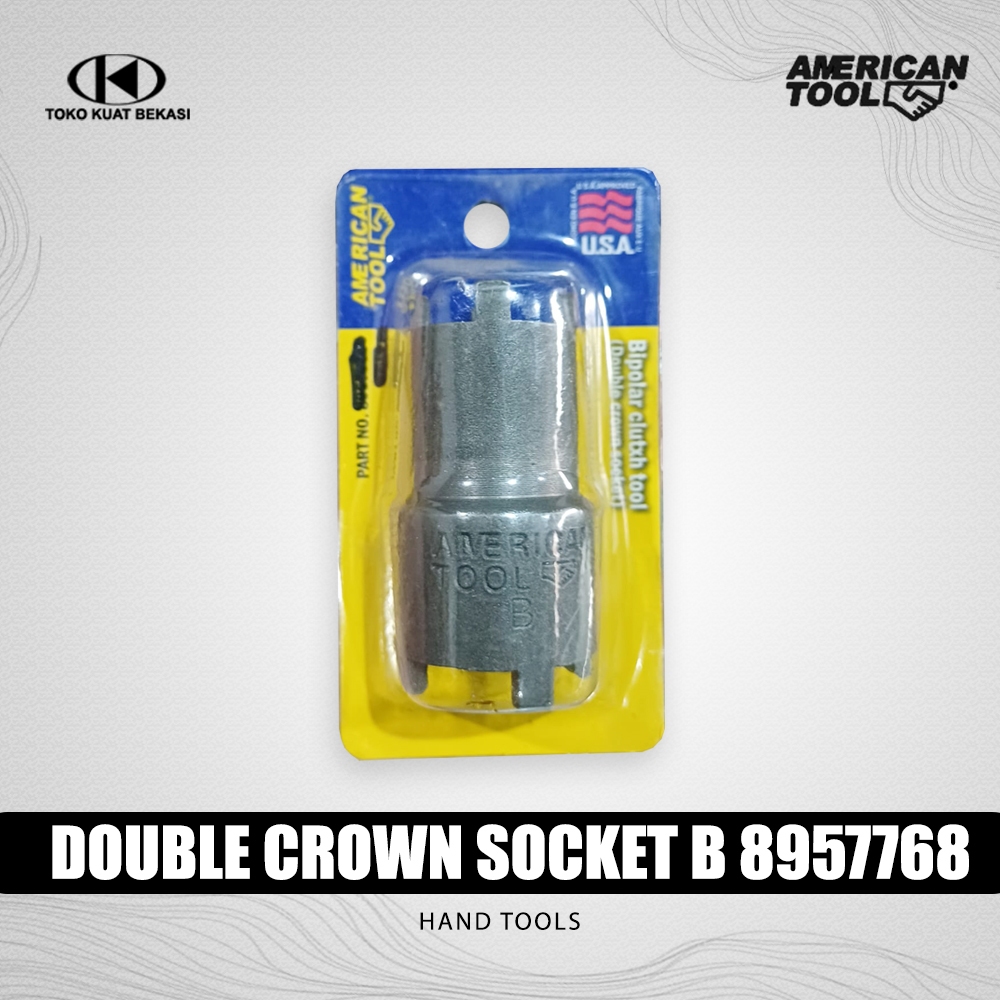 Jual Double crown socket tipe B merk AMERICAN TOOL / Kunci mahkota ...