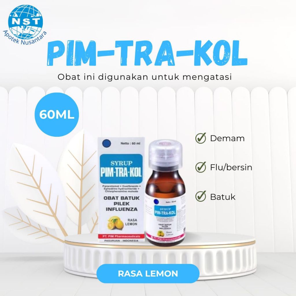 Jual Pimtrakol lemon obat batuk anak syrup | Shopee Indonesia