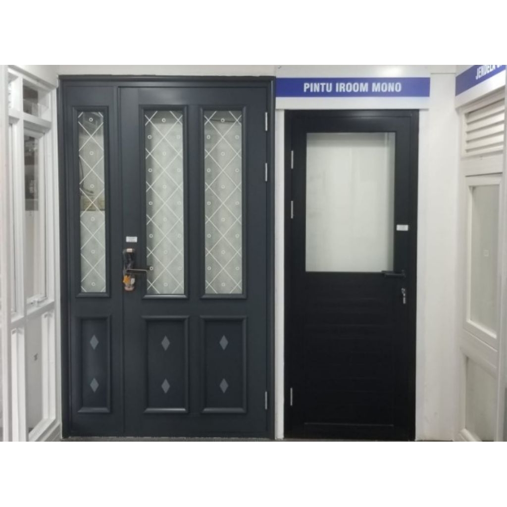 Jual Pintu aluminium splus / aluminium door S-plus / Iroom mother & Son ...