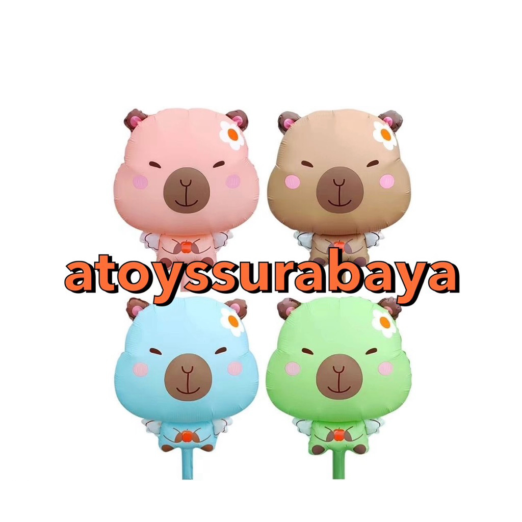 Jual CAPYBARA (BALON GAS/FOIL/TERBANG/KARAKTER) | Shopee Indonesia