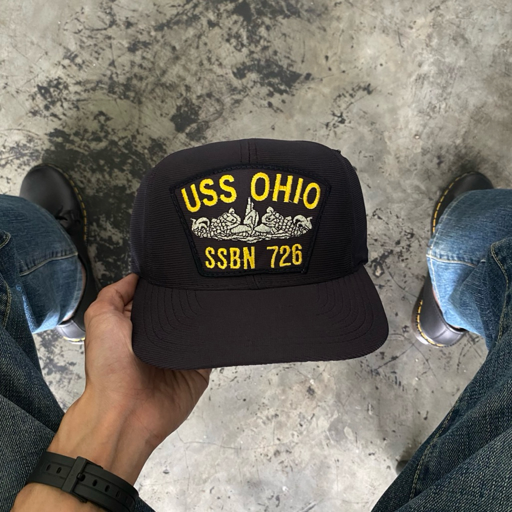 Jual VINTAGE 90s USS OHIO HAT (Made In USA) | Shopee Indonesia