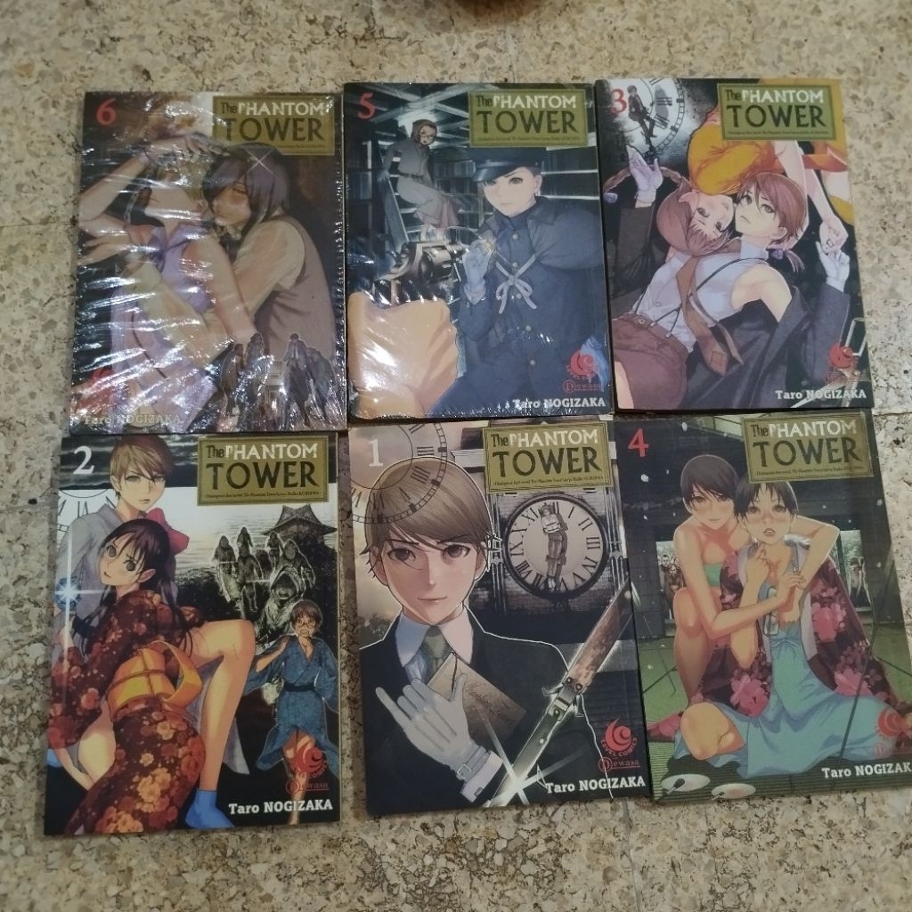 Jual komik the phantom tower set nomor 1-6 / taro nogizaka manga / adaptasi novel / yuureitou ...