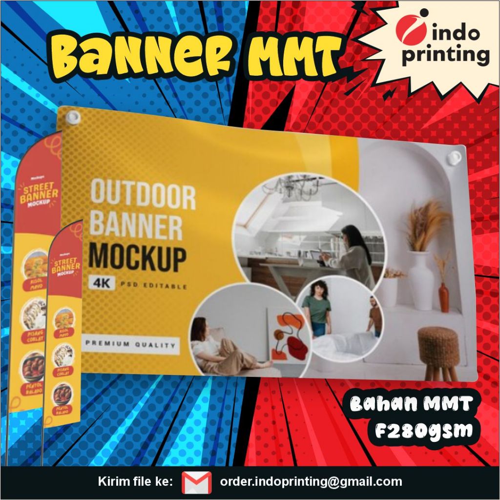 Jual Cetak Banner MMT F280 | Shopee Indonesia