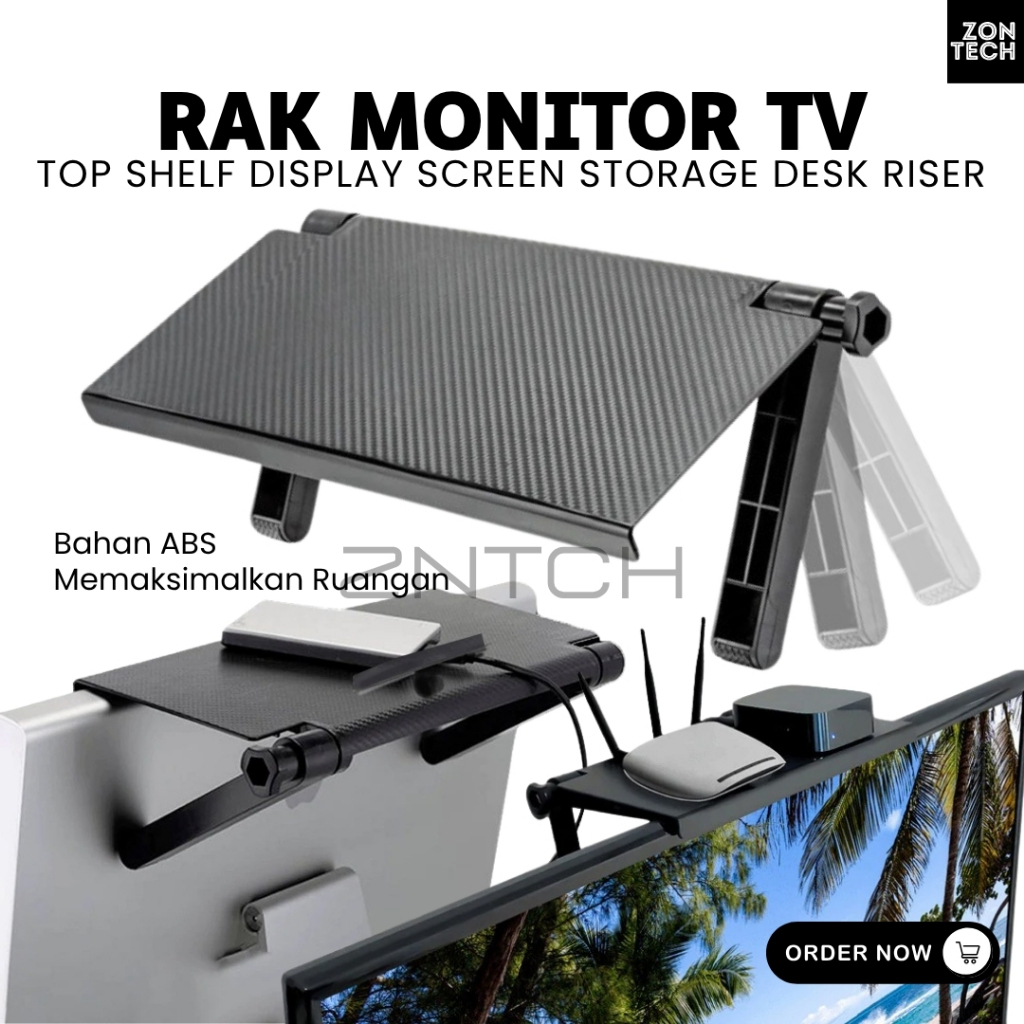 Jual Rak Monitor TV Rak Serbaguna Tempat Remote Modem Wifi Praktis Top ...