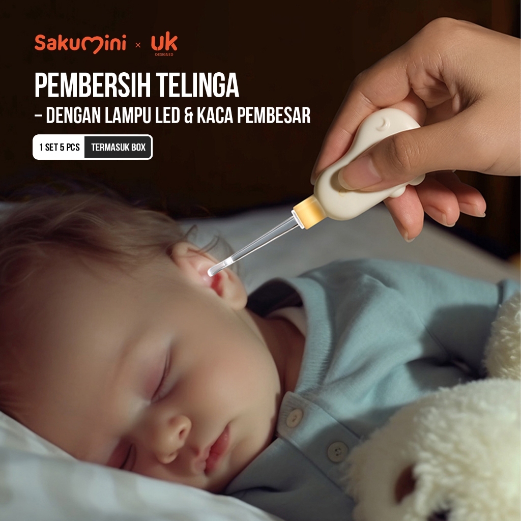 Jual Sakumini 5in1 Earwax Cleaner Alat Pembersih Telinga Bayi LED ...