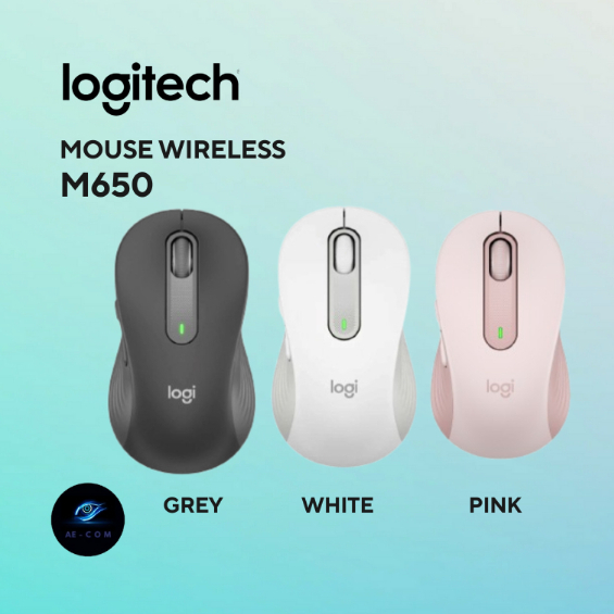 Jual Logitech Signature M650 Mouse Wireless Bluetooth Silent - Graphite ...