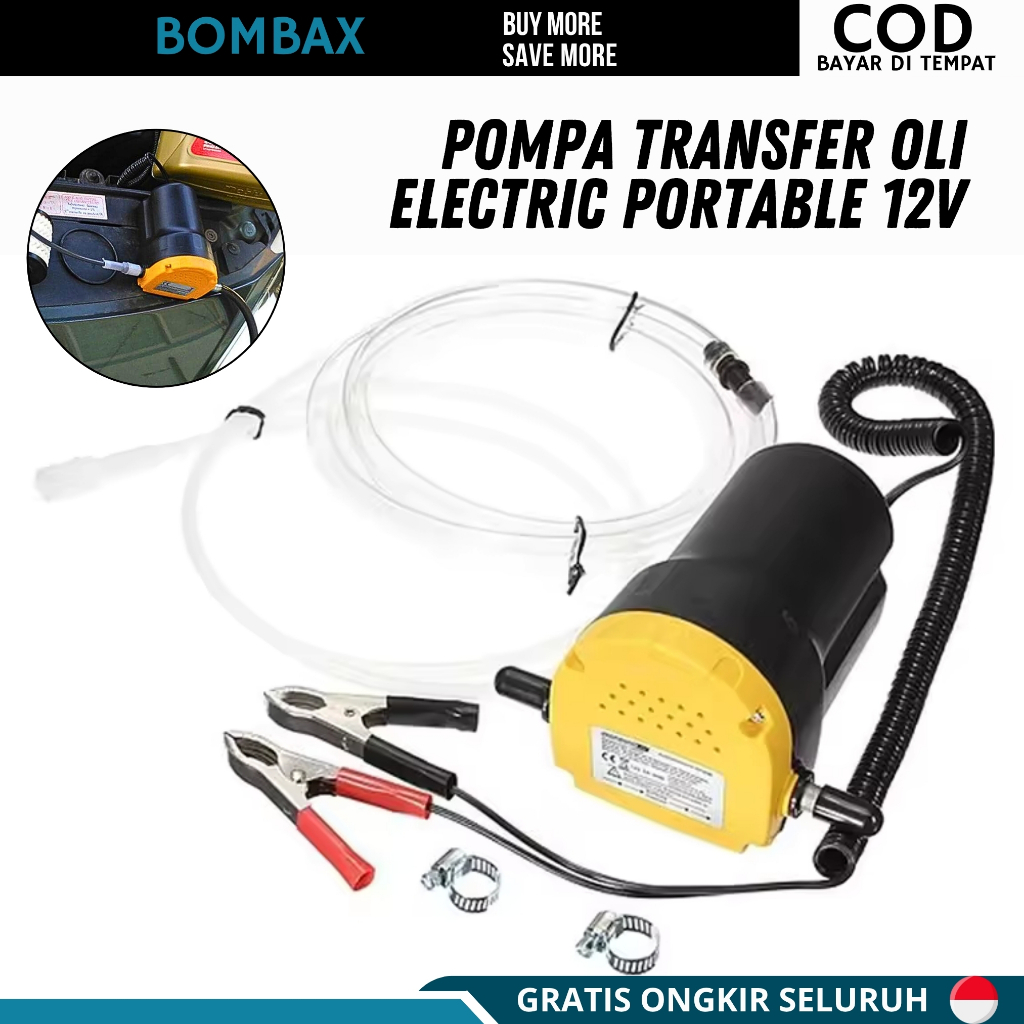 Jual Pompa Transfer Oli Elektrik Portable 12V Fluid Extractor Suction ...