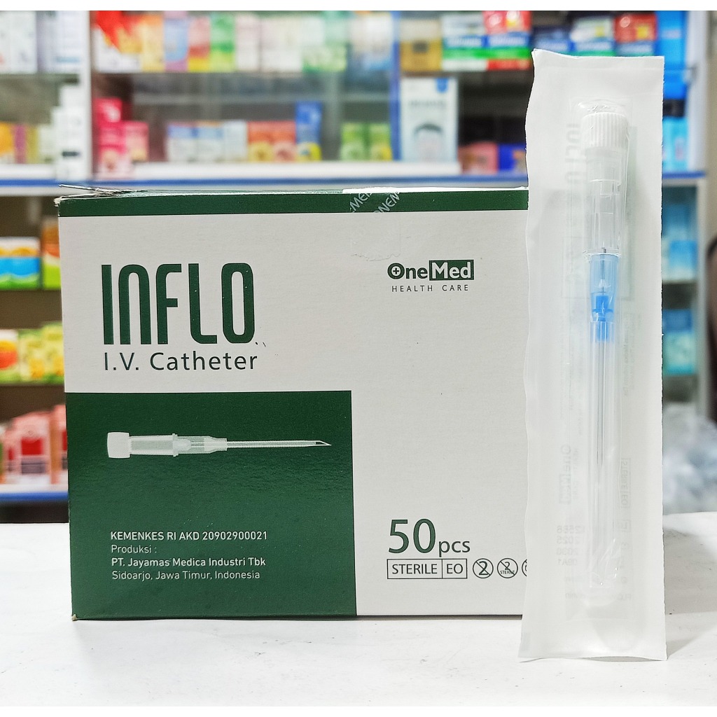 Jual ONEMED 𝐈𝐍𝐅𝐋𝐎 𝐈.𝐕. 𝐂𝐀𝐓𝐇𝐄𝐓𝐄𝐑 𝟐𝟐𝐆 𝟏 𝐏𝐂𝐒 - Aboket Biasa / Jarum ...