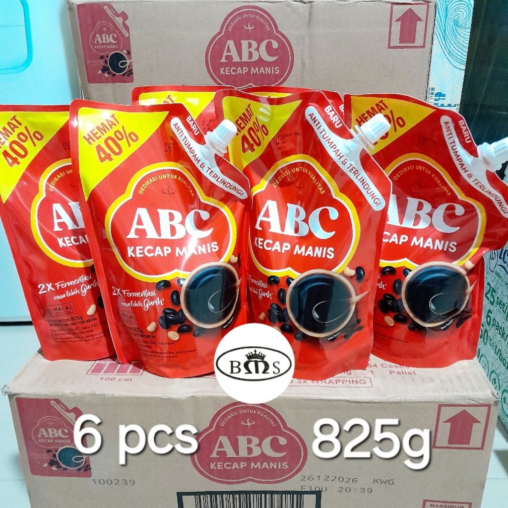 Jual Kecap Manis ABC 825gr (½ Dos = 6 pcs) Exp Desember 2026 | Shopee ...