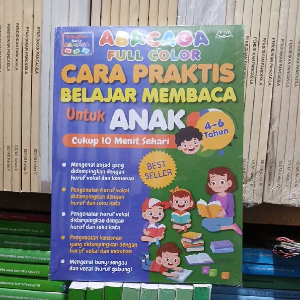 Jual full color ABACAGA CARA PRAKTIS BELAJAR MEMBACA UNTUK ANAK CUKUP ...