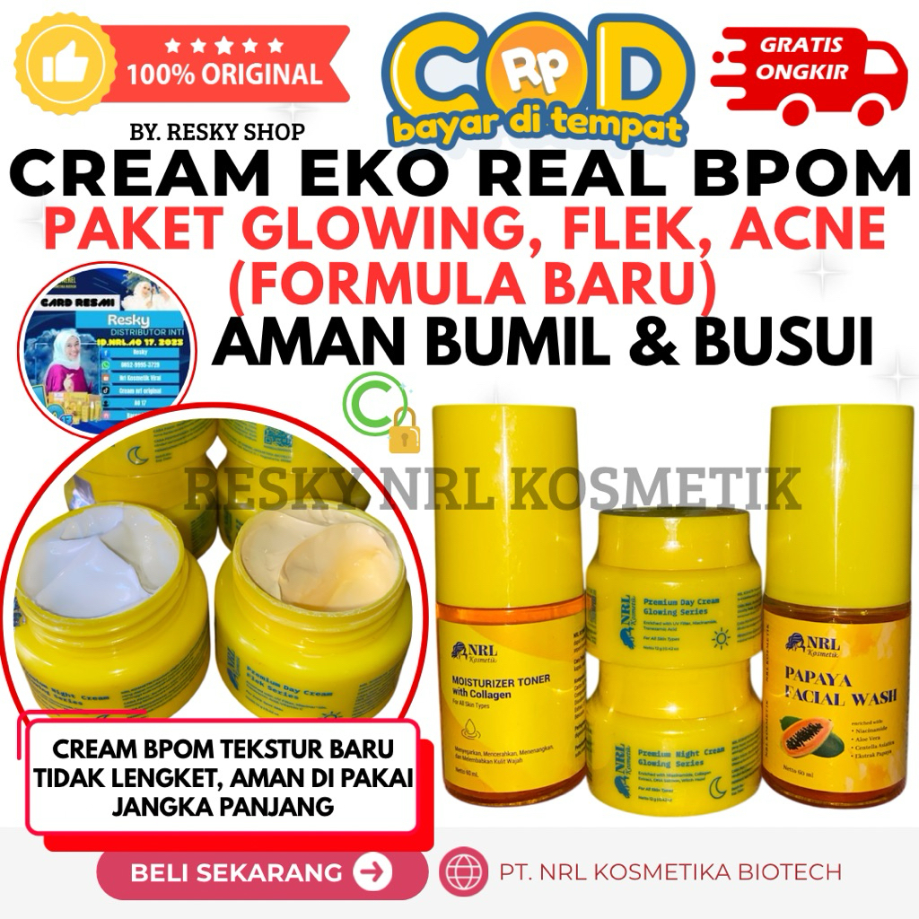 Jual CREAM BPOM NRL KOSMETIK (FORMULA BARU REAL BPOM) | Shopee Indonesia