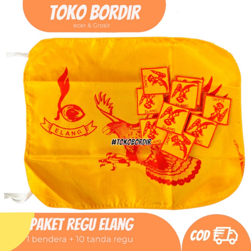 Jual Paket regu pramuka elang ( 1 bendera regu + 10 tanda regu elang ...
