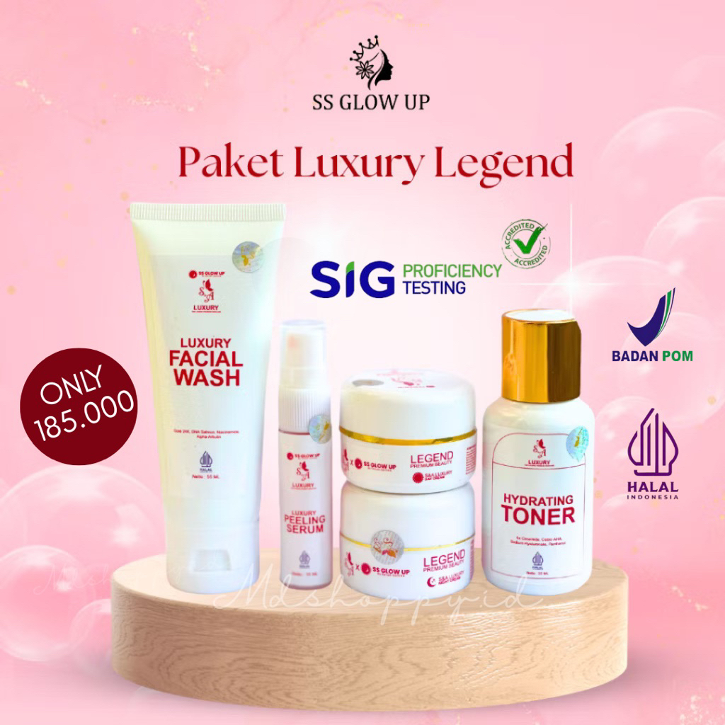 Jual Paket Legend Luxury Premium BPOM Klinik (Forte) SS Glow Up By ...