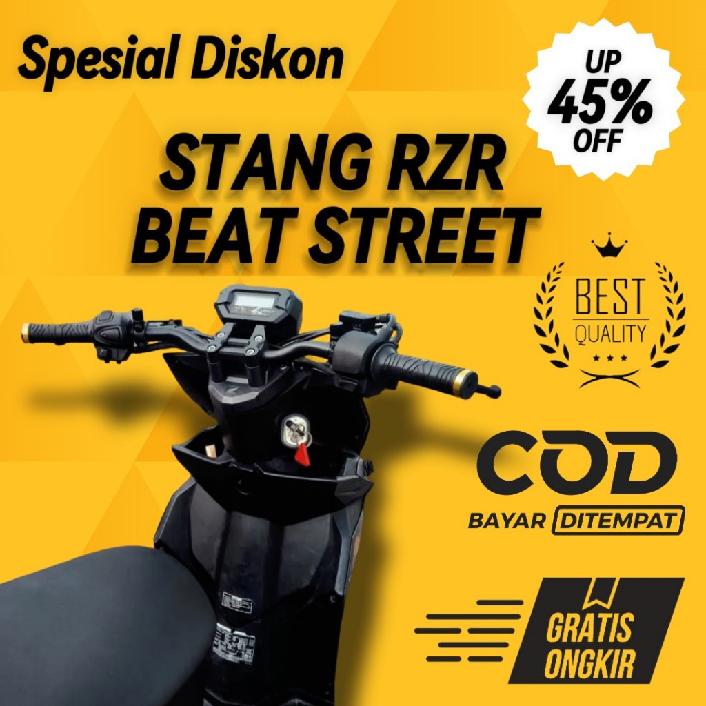 Jual Stang RZR Racing Universal – PNP Beat Street Semua Motor (Bisa COD ...