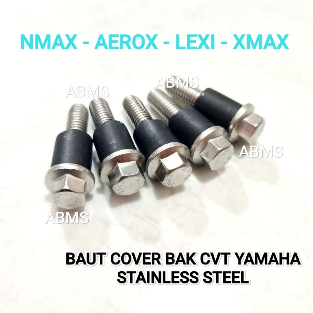 Jual BAUT TUTUP COVER BAK CVT STAINLESS YAMAHA LEXI AEROX NMAX XMAX ...