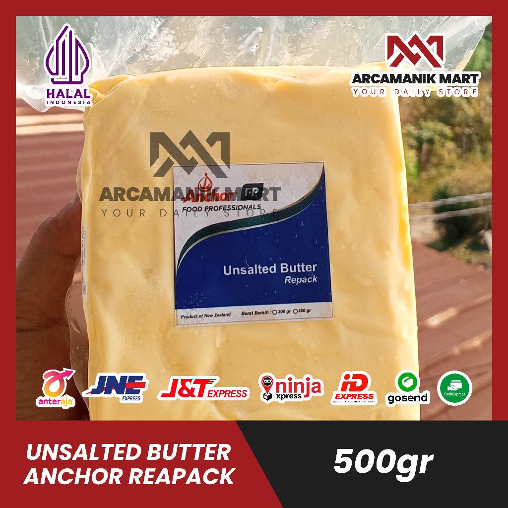 Jual Unsalted Butter Halal Mentega Tawar Impor New Zealand Exp Panjang ...