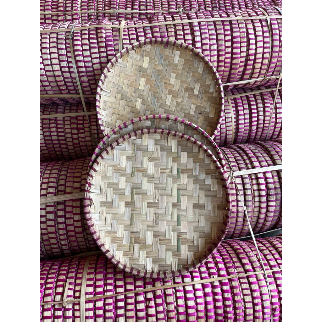 Jual Tampah Bambu tampah bambu mini 23CM Tempah kue dan tumpeng ...