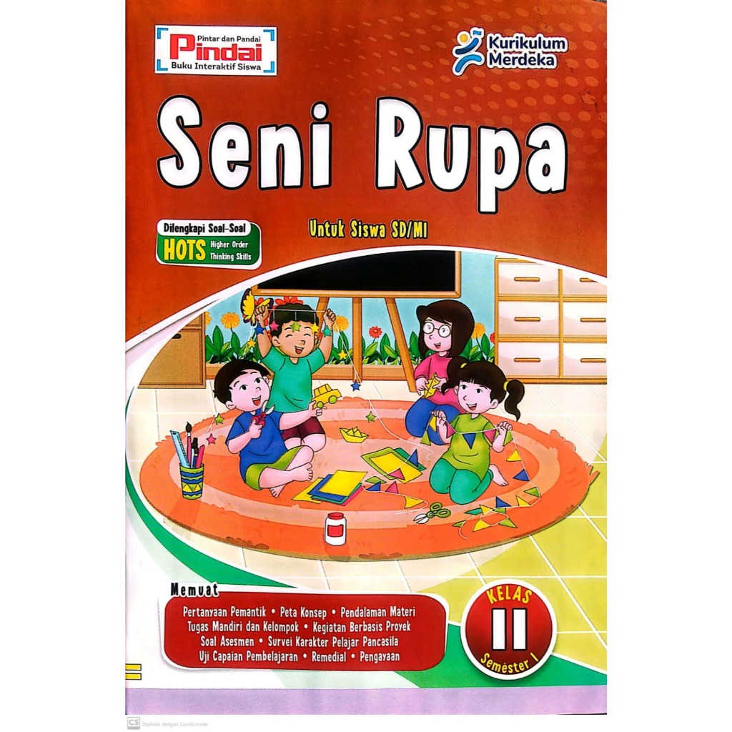 Jual Buku LKS Seni Rupa kurikulum Merdeka Kelas 2 SD/MI Semester 1 Pindai & Cerdas | Shopee ...