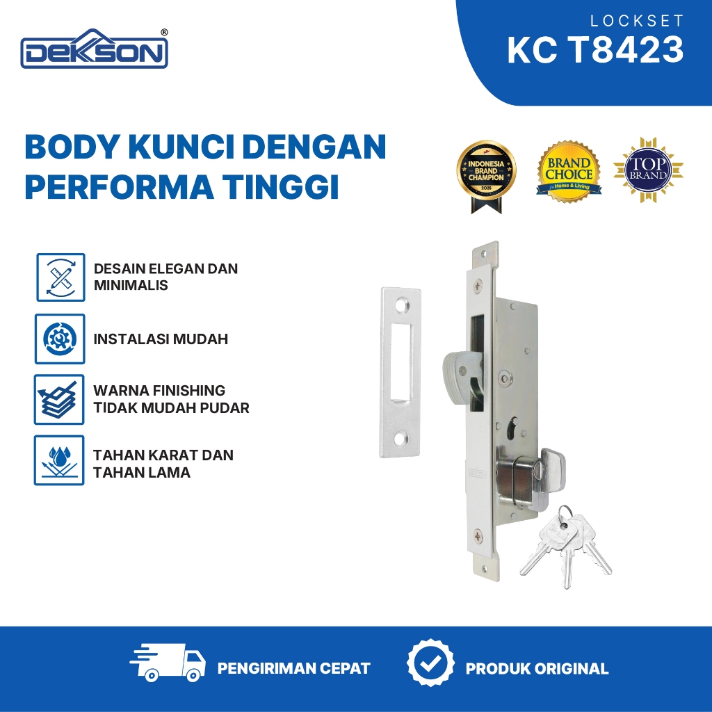 Jual Dekkson Kunci Sliding Alumunium KC T8423 Silver | Shopee Indonesia