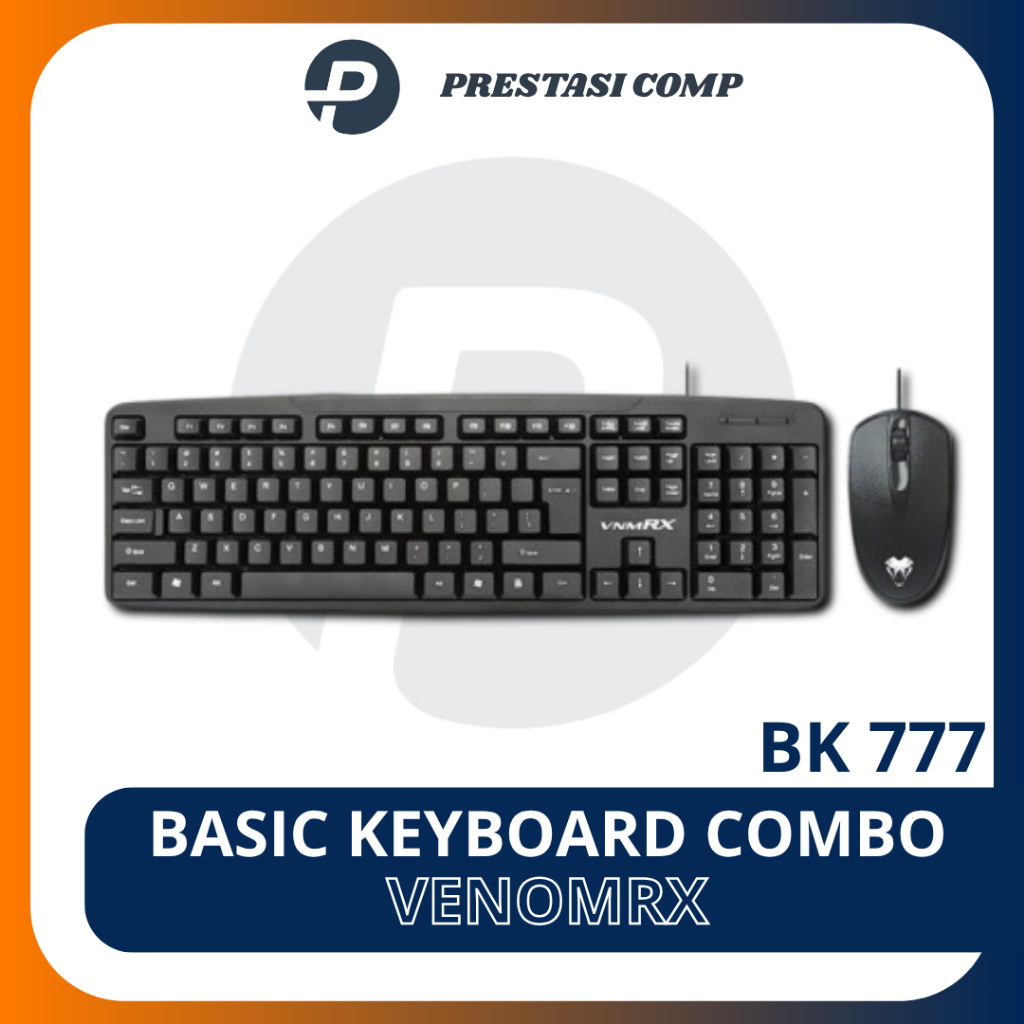 Jual Venomrx Keyboard Combo Basic USB BK777 | Shopee Indonesia