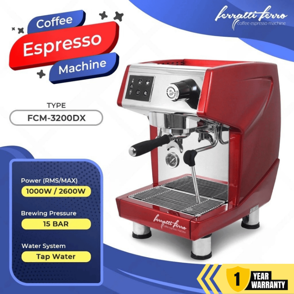 Jual Mesin Kopi Espresso / Espresso Machine Ferratti Ferro FCM3200DX ...