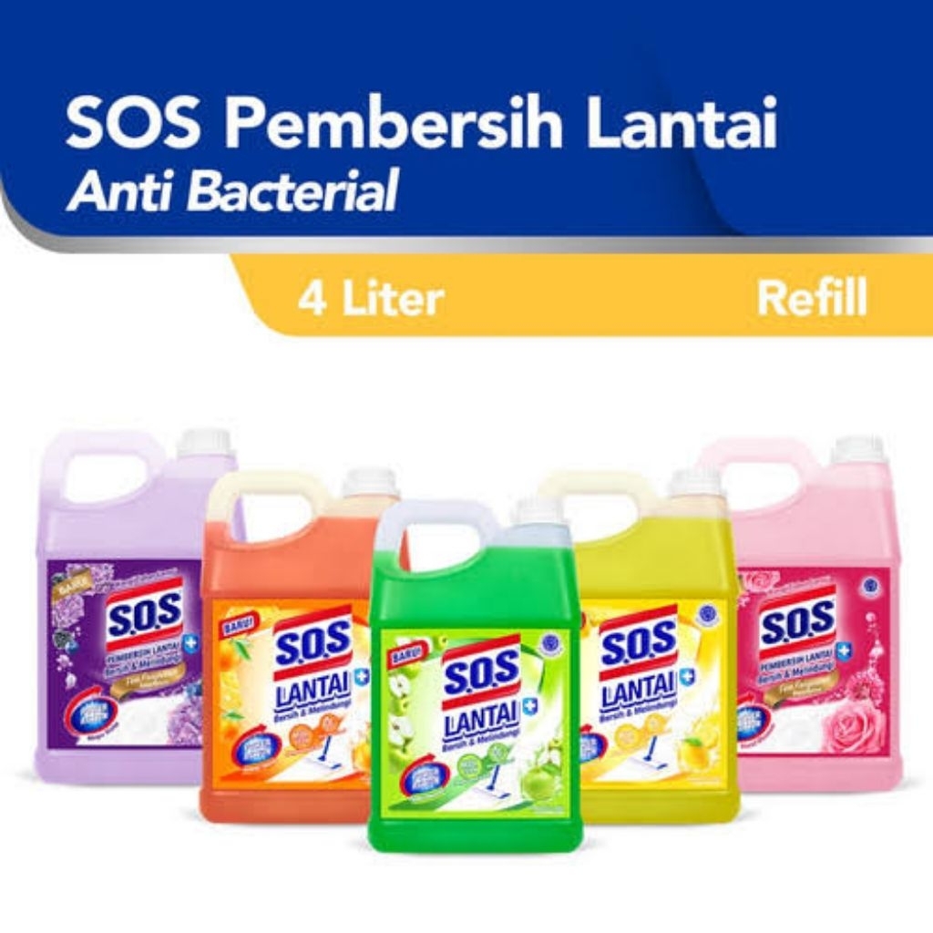 Jual SOS Sabun Pembersih Pewangi bukan karbol lantai wangi LAVENDER ...