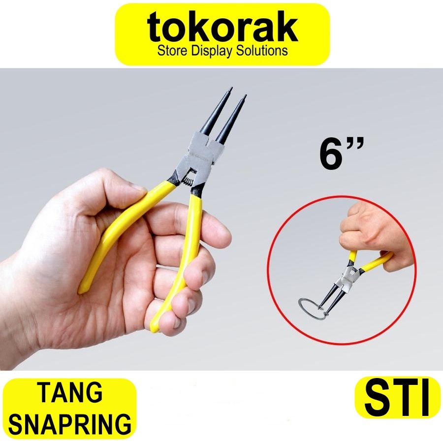 Jual TANG SNAP RING 6 INCH KENMASTER TANG CIRCLIP LURUS TEKAN TUTUP ...
