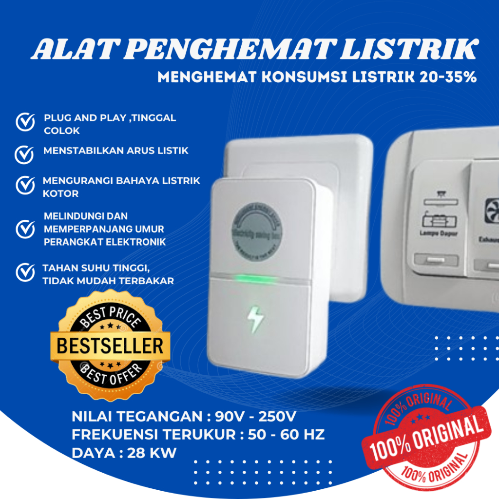 Jual Stabilizer Listrik Alat Penghemat Listrik 900 Watt Hemat Daya ...