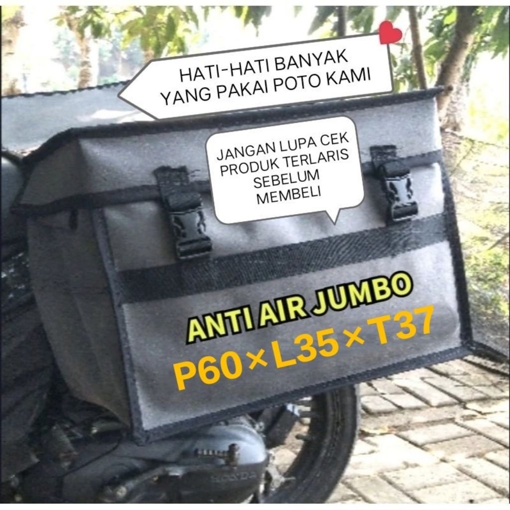 Jual Tas Pos Obrok Kurir Sales Anti Air Tas Motor Tas Rengkek Tas Kargo ...