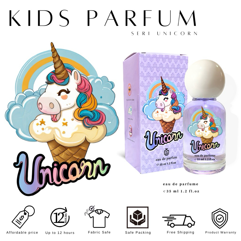 Jual Parfum Anak Seri Unicorn/ Bodymist Anak/ Parfum Anak Cewek Tahan ...