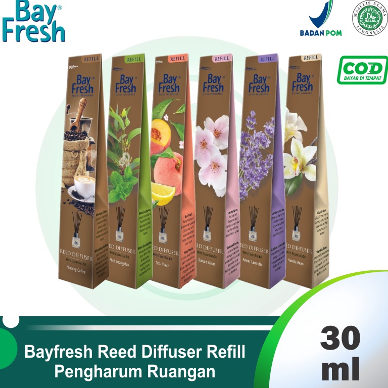 Jual KODE E8P Bayfresh Reed Diffuser Refill Pengharum Ruangan 3ml ...